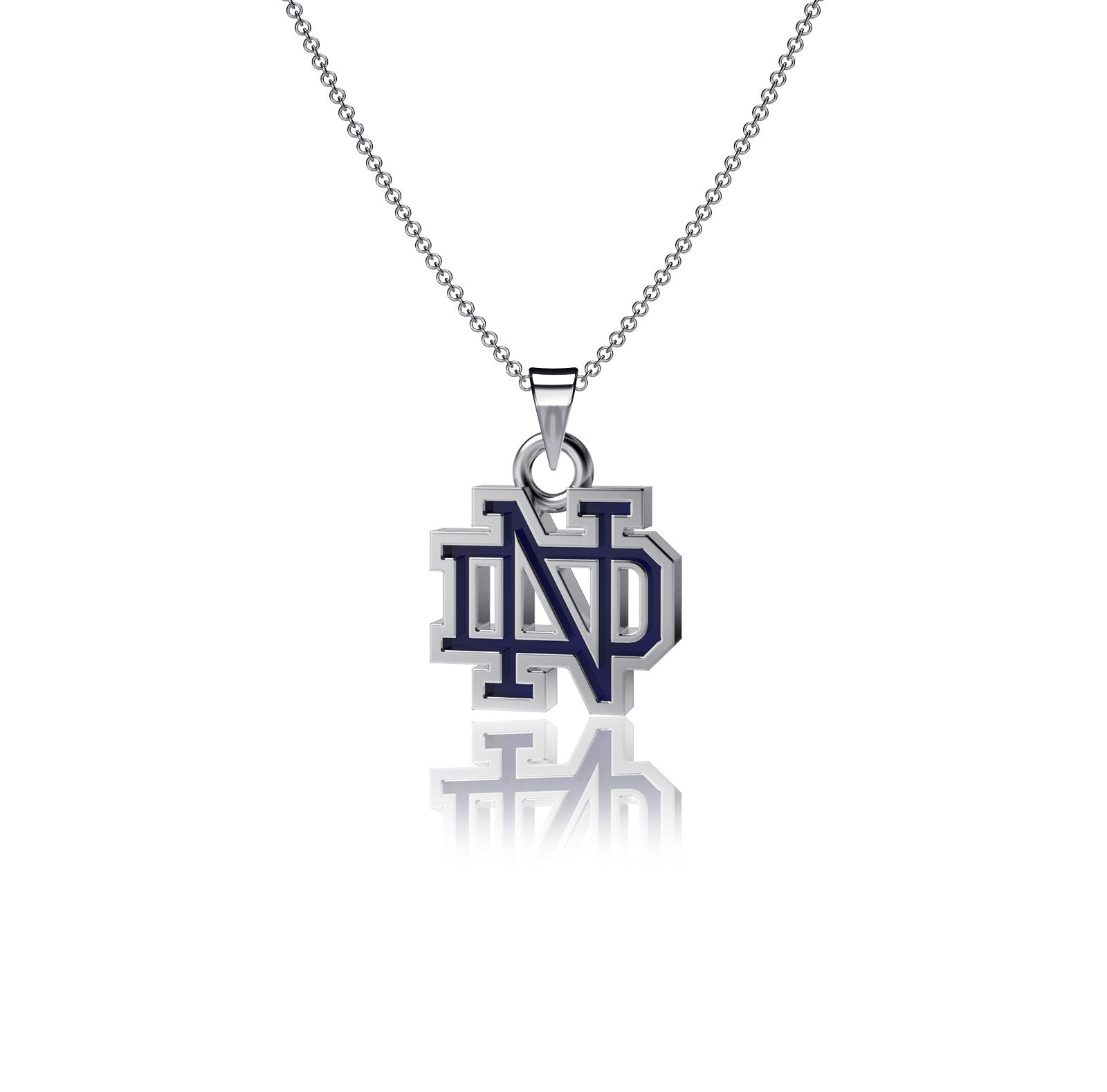 University of Notre Dame Pendant Necklace - Enamel – Dayna Designs